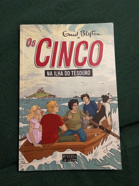 Livro Os Cinco Na Ilha Do Tesouro De Enid Blyton Milheirós • Olx Pt