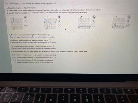 solved the function f x xe is positive and negative on