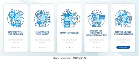 Smart City Projects Blue Onboarding Mobile Stock Vector Royalty Free 2025557177 Shutterstock