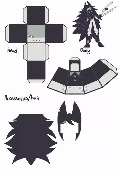 Fundamental Paper Education Papercraft бумажные фигурки Ft Miss Circle в 2024 г Рисунки