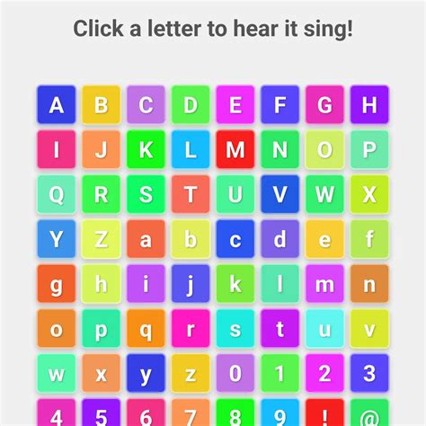 Singing Letters