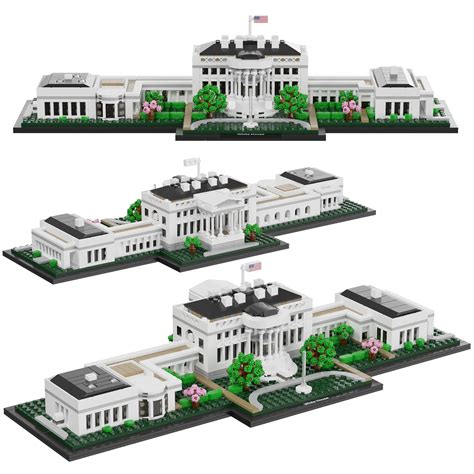 Lego Architecture 21054 The White House 3d Model Cgtrader
