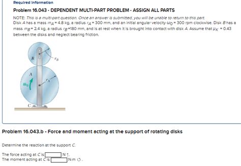 solved problem 16 043 dependent multi part problem