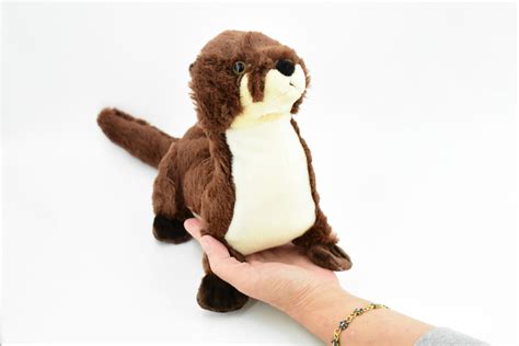River Otter Stuffed Animal Educational Plush Realistic Figure