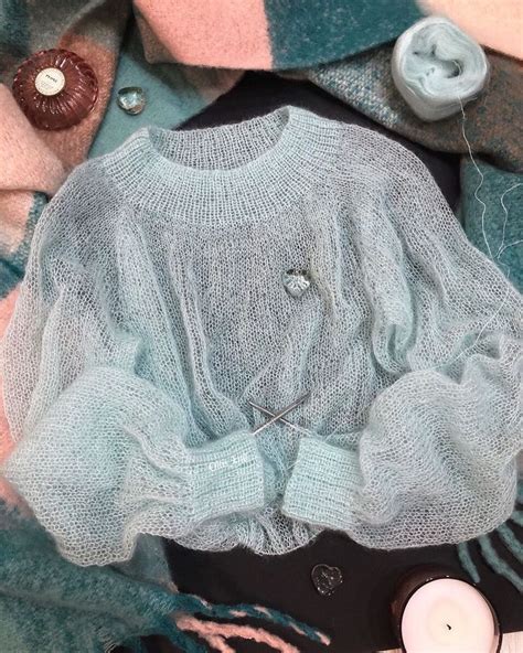 Уютный свитер из мохера спицами Женские свитера Свитер Одежда