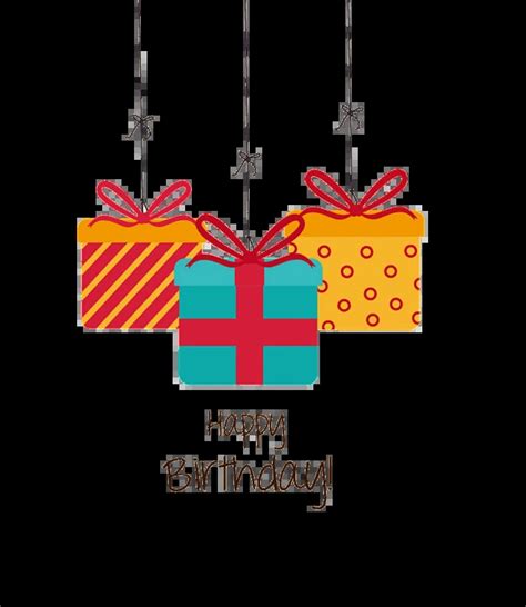 生日快乐艺术字中英文图片素材礼物帽子蛋糕png免抠位图ps素材 花瓣网