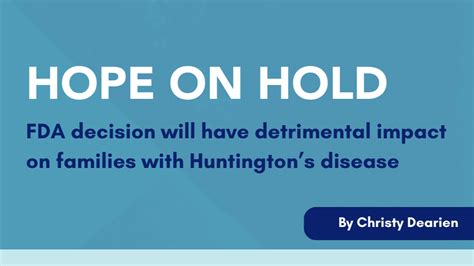 Hope On Hold Fda Decision Will Have Detrimental Impact On Families
