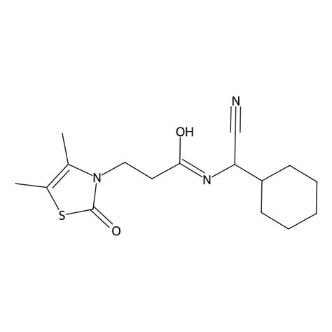 Buy N [cyano Cyclohexyl Methyl] 3 4 5 Dimethyl 2 Oxo 1 3 Thiazol 3 Yl