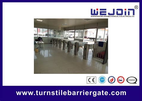 Rs232 Interface Intelligent Turnstile Barrier Access Control Turnstile Gate