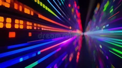 A Digital Ticker Tape Flashes Constantly Showing The Current Prices And