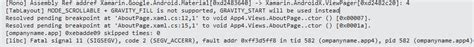 properties xamarin forms crashed android project when i use object