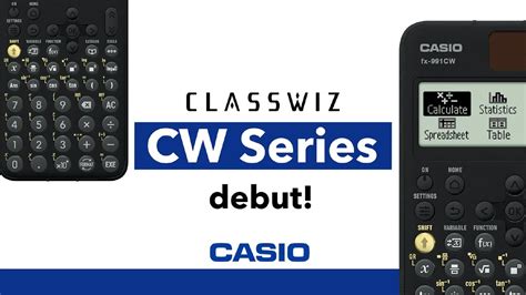casio classwiz cw series 수학 학습을 위한 최고의 파트너 카시오 계산기 youtube