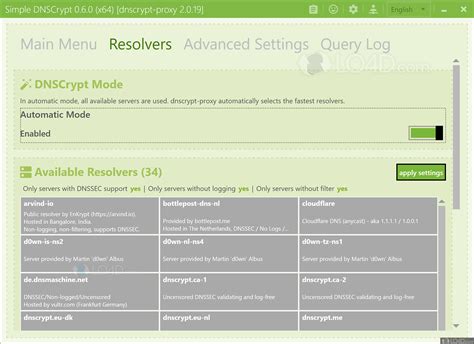Simple Dnscrypt Download