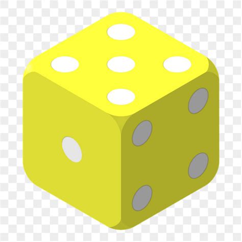 Free Yellow Dice Png Sticker Illustration Free Png Rawpixel