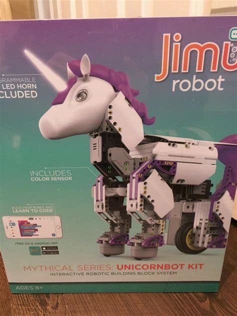 New Ubtech Jimu Robot Mythical Series Unicorn Kit App Enabled Building Sealed 2003589194