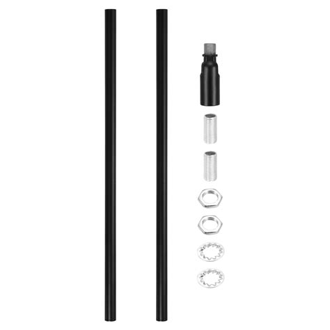 Ceiling Lamp Extension Rod M10x300mm 2 Pcs Straight Pipe Lamp Stems