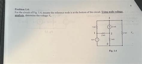 Solved Problem For The Circuit Of Fig Assume The Chegg
