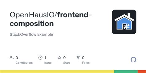 Github Openhausiofrontend Composition Stackoverflow Example