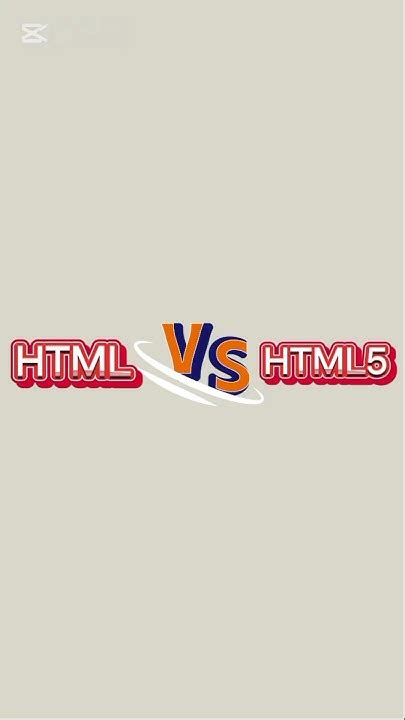 What Is The Main Difference Between Html And Html5support Coding