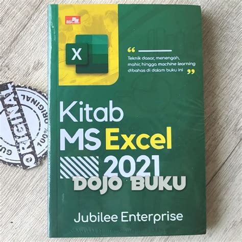 Jual Buku Kitab MS Excel By Jubilee Enterprise Shopee Indonesia
