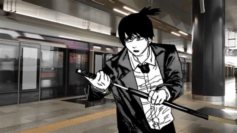 Живые обои человек бензопила wallpaper engine