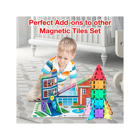Picassotiles Magnetic Tile Rocket Ship Toy · Picassotiles