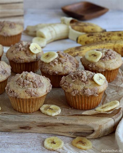 Banánové Muffiny So škoricovou Posýpkou Jednoduché A Chutné