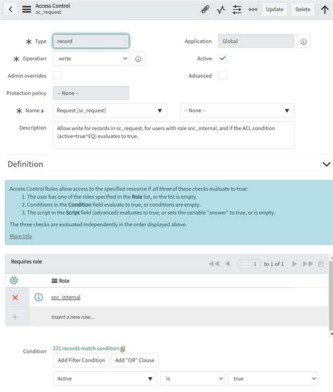 solved make all fields read only on request record once a