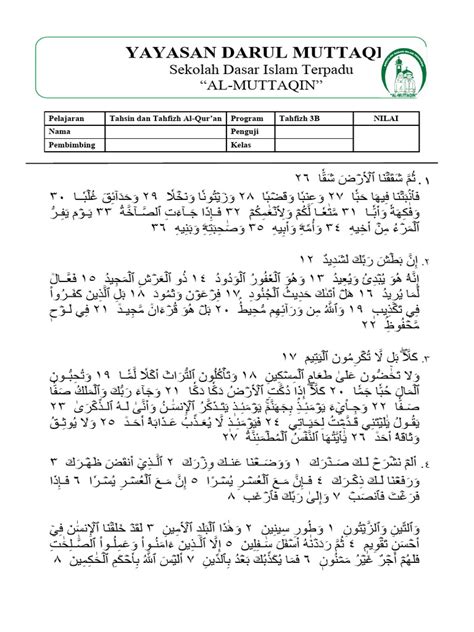 Tahfizh 3b Pdf