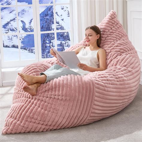 Hobestluk 3 In 1 Bean Bag Chair Giant Bean Bag Chairs