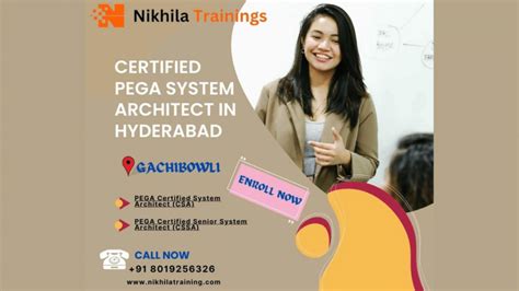 Certified Pega System Architect In Hyderabad