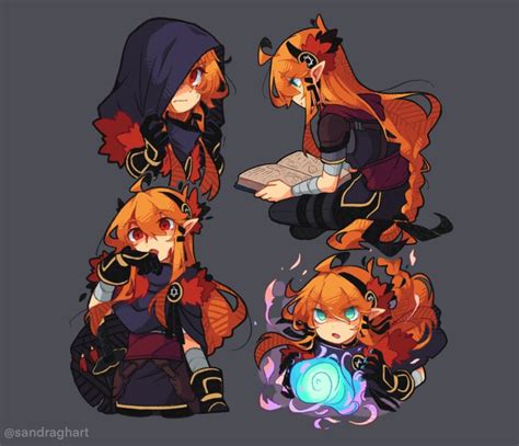 Sandragh Original Commentary English Commentary Highres 1girl Autumn Leaves Bandages