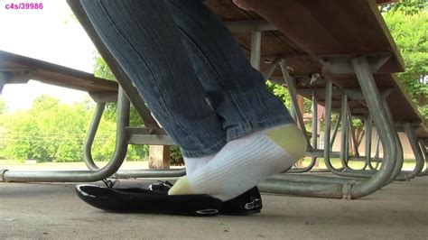 Jasmine Black Flats Shoeplay In Socks Preview Xhamster