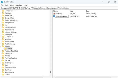 fix task manager is not working in windows
