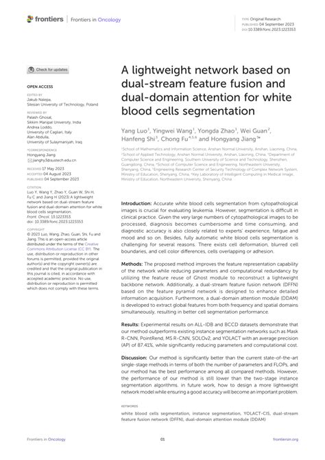 Pdf A Lightweight Network Based On Dual Stream Feature Fusion And
