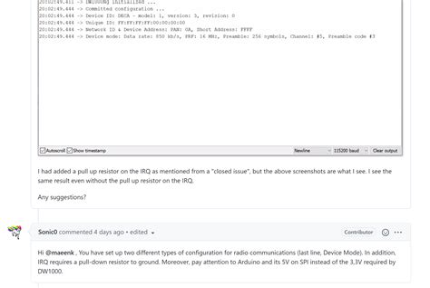 error with two way ranging initiator and responder and help with twr