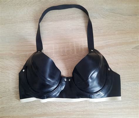Latex Bra Latex Lingerie Latex Swimsuit Rubber Bra Etsy