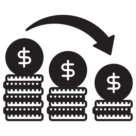 Decrease Loss Bar Sales Diagram Icon Download On Iconfinder