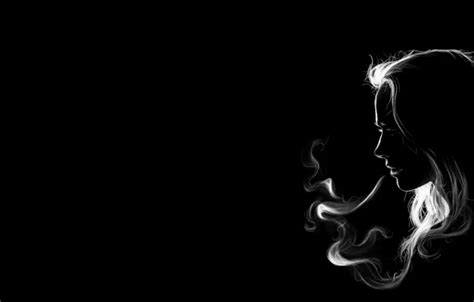 Обои белый девушка настроение черный на телефон и рабочий стол