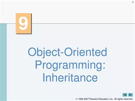 Ppt Object Oriented Programming Inheritance Powerpoint Presentation Id5767241