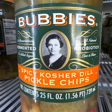 Bubbies Spicy Pickle Chips Sanitary Market