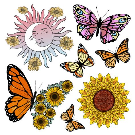 Natures Beauty Vinyl Sticker Decal Set Sticker Planet