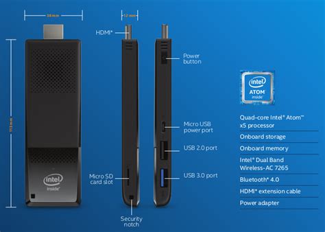 Intel Compute Stick With Core M Processors 4k Support Announced