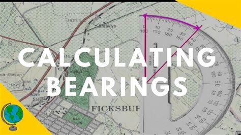 Map Skills Calculating Bearings In A Geography Examination Youtube