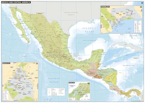 South Central Mexico Map