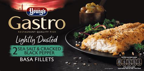 2 Lightly Dusted Sea Salt And Cracked Black Pepper Basa Fillets • Youngs