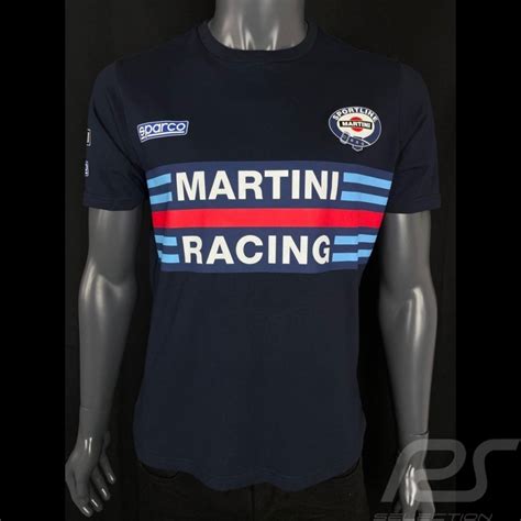 T Shirt Sparco Martini Racing Dunkelblau Herren 01274mrbm Selection Rs