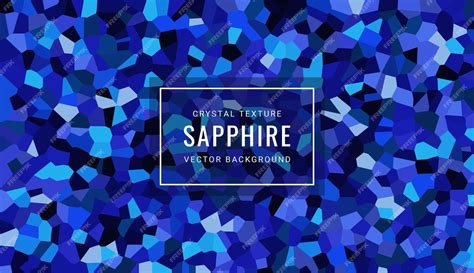 Premium Vector Sapphire Crystal Texture Vector Background