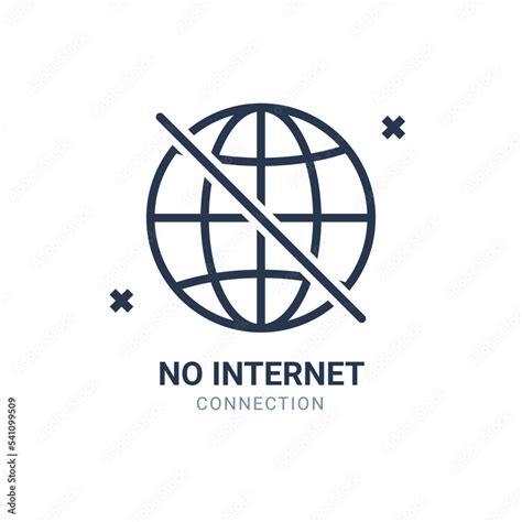 No Internet Signal Access Concept Forbidden Network Bad Connection