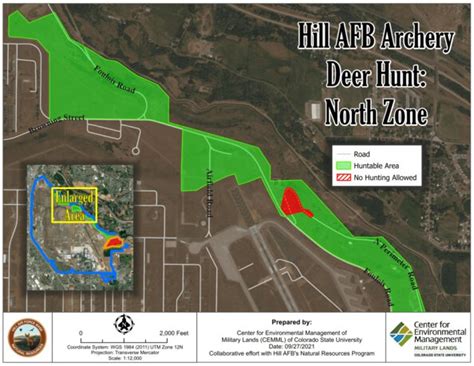 Hill Afb Archery Deer Hunt Boundary North Zone Map By Isportsman